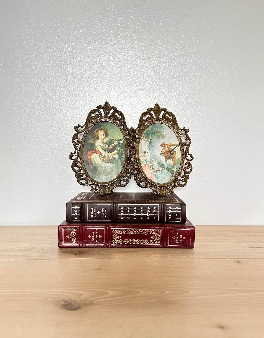 Vintage Frame Set, Brass Ornate Victorian Frame Set - Etsy