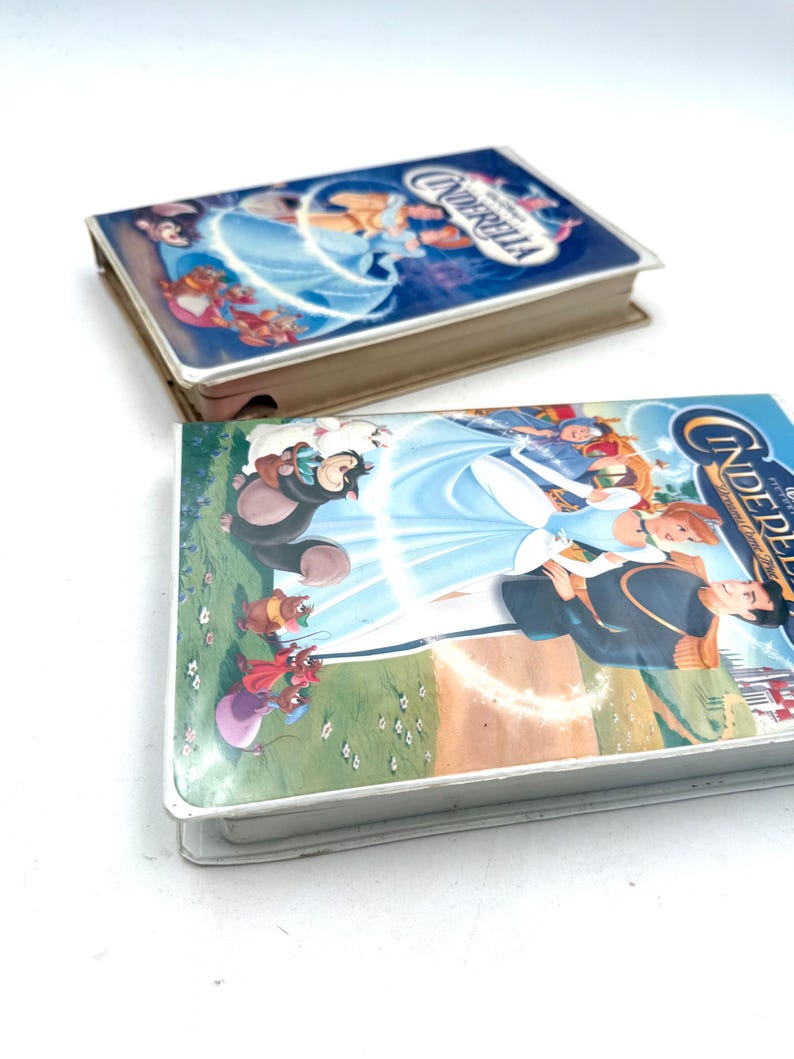 Vintage Disney Cinderella VHS Tapes | Children VHS Tape Set | Low ...