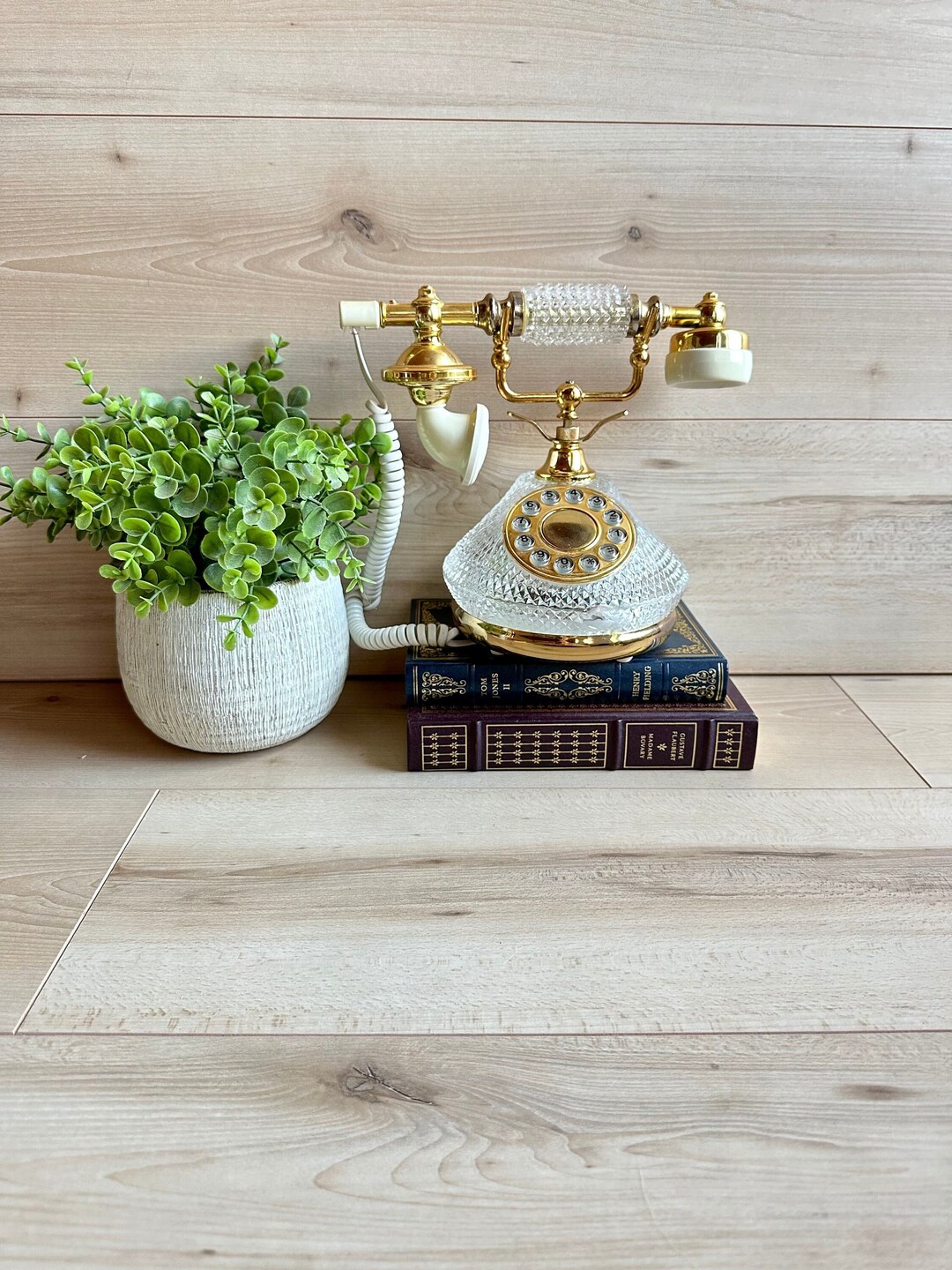 Vintage Phone, Crystal Art Deco Phone, Victorian Style Phone - Etsy