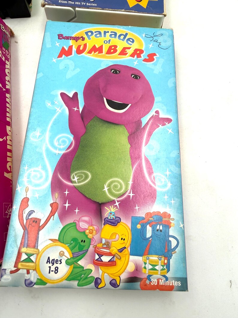 Vintage Children Barney VHS Tapes | Low Stimulation Movies for Kids - Etsy