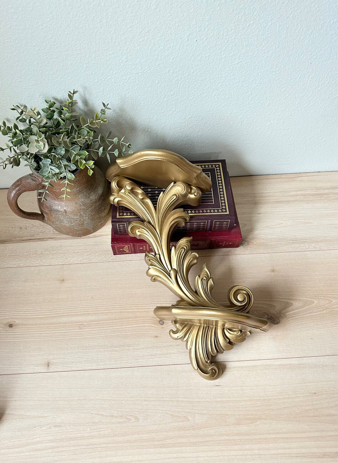 Vintage Gold Shelf Victorian Style Ornate Shelf - Etsy