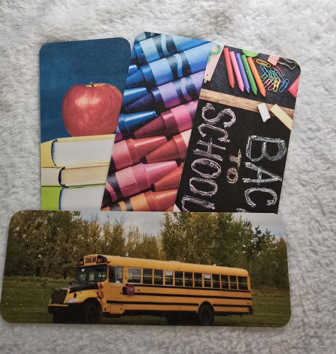 Back to School Bookmark/double Sided Bookmark/book Lover/gift for ...