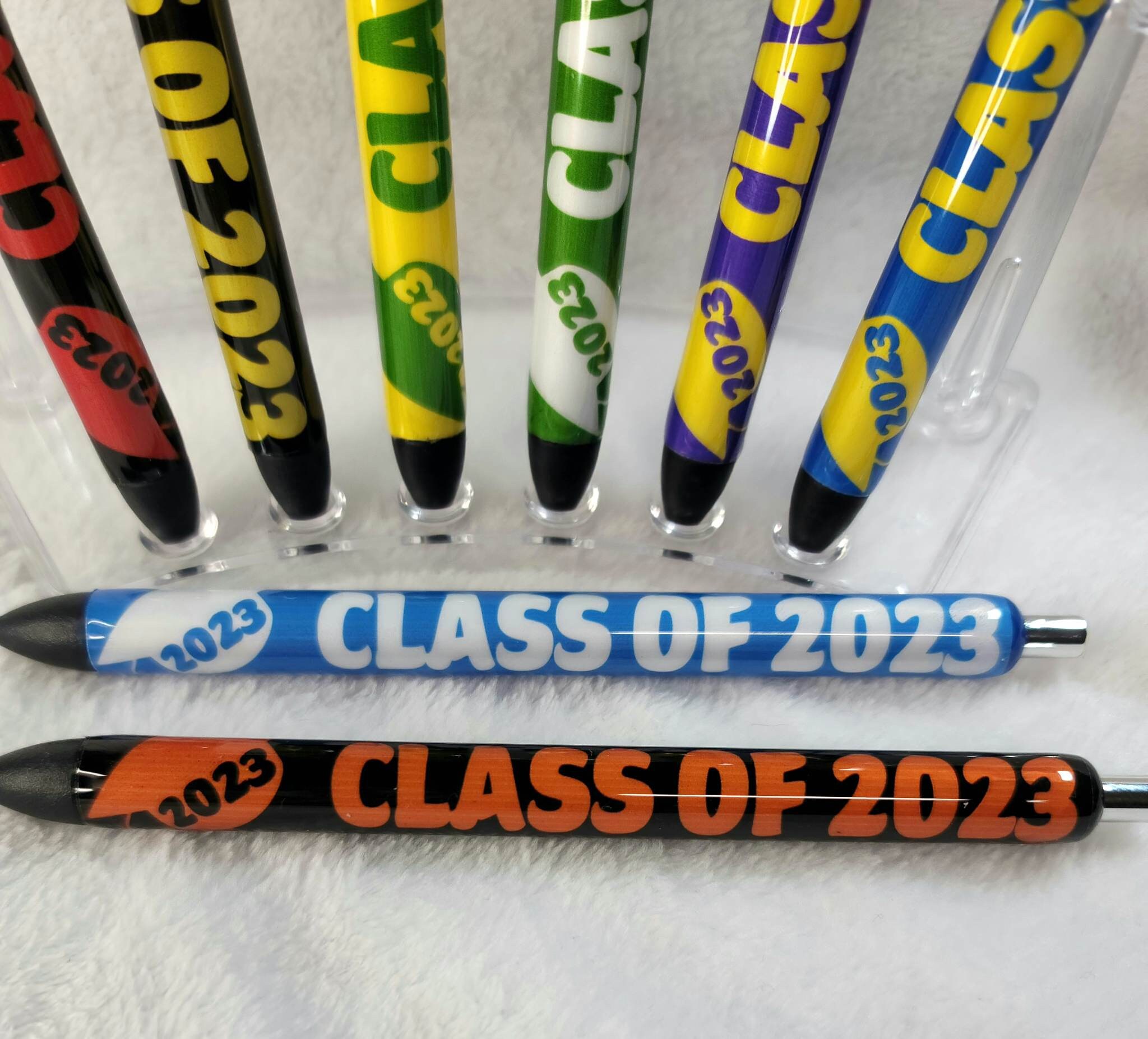 Class of 2025, Refillable Gel Pen, Graduate Gift, 2025 Epoxy Gel Pen ...