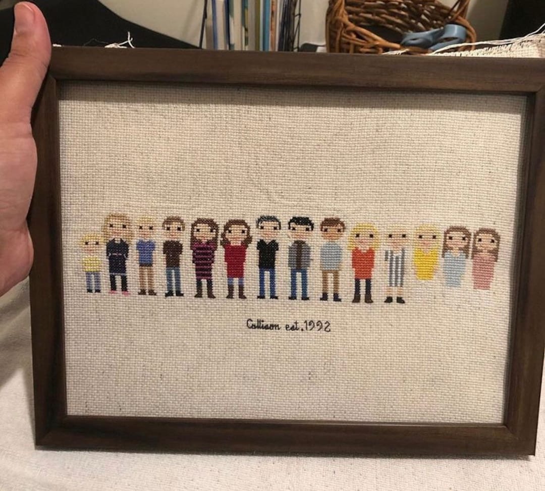 Stitch People Family Portraits! - Etsy