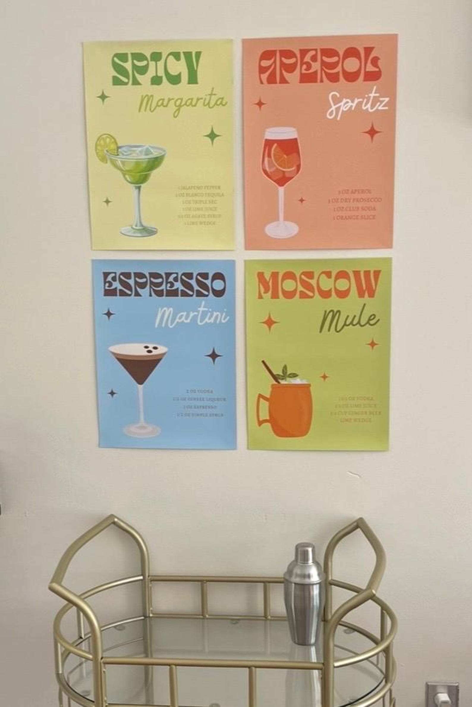 Aperol Spritz Art Print: Art, Print, Wall Decor, Wall Art, Dorm ...