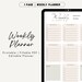 Digital Weekly Planner, Instant Download, Weekly to Do List, Printable ...