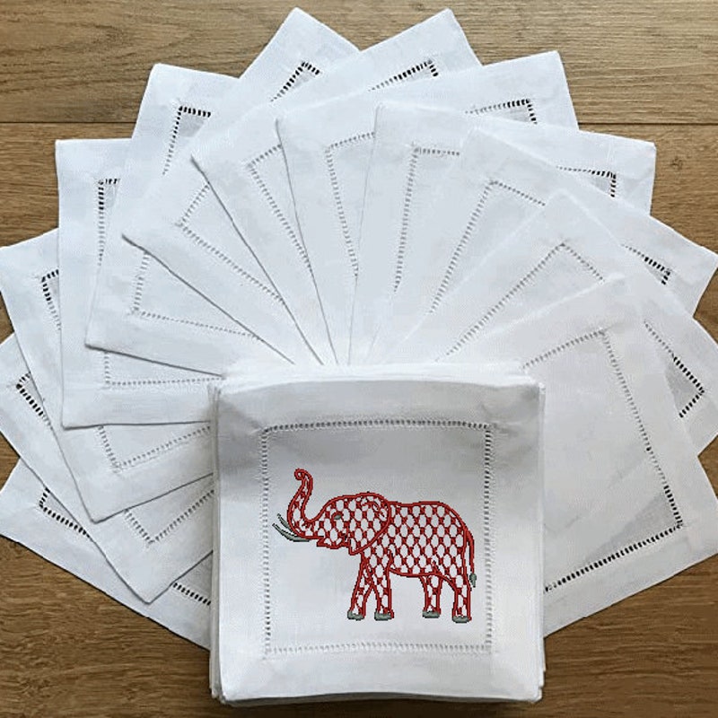 Elephant Napkins - Etsy
