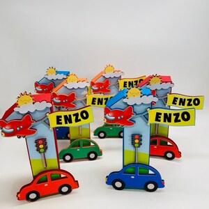 Cars Theme 3D Numbers Birthday Decorations Center Pieces - Etsy