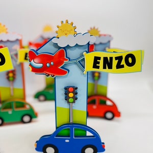 Cars Theme 3D Numbers Birthday Decorations Center Pieces - Etsy
