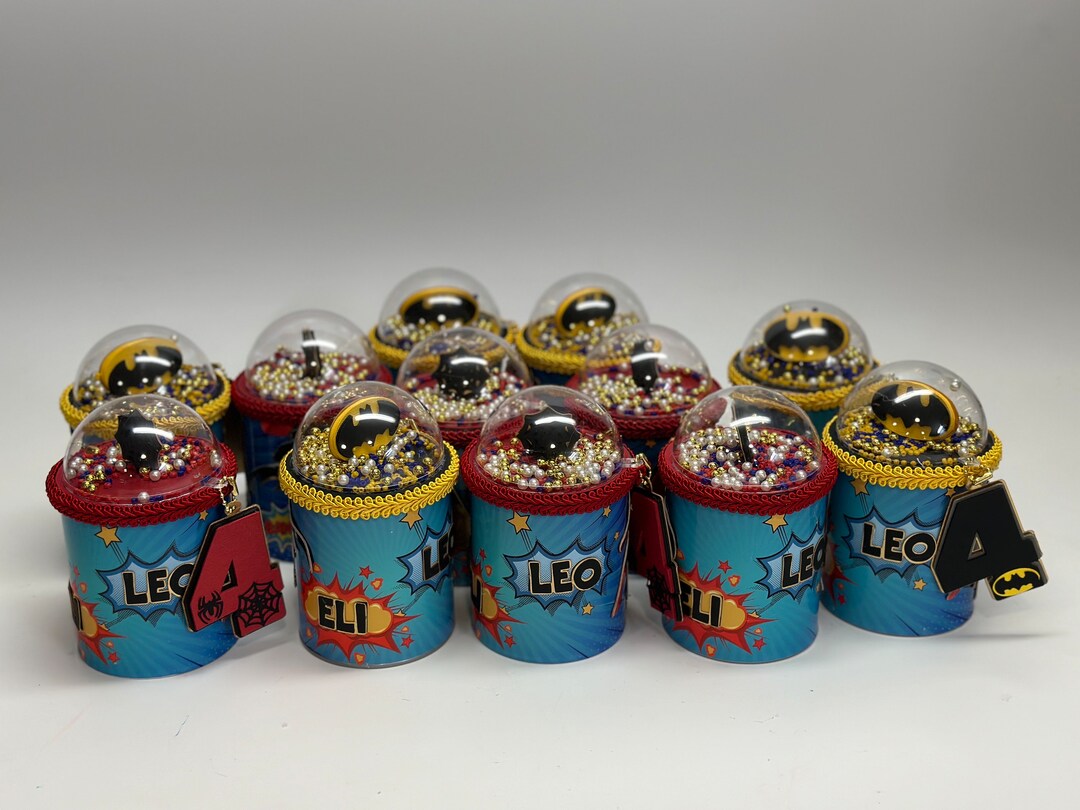 Pringles Shaker Super Heroes, Kids Party Favor Birthday - Etsy