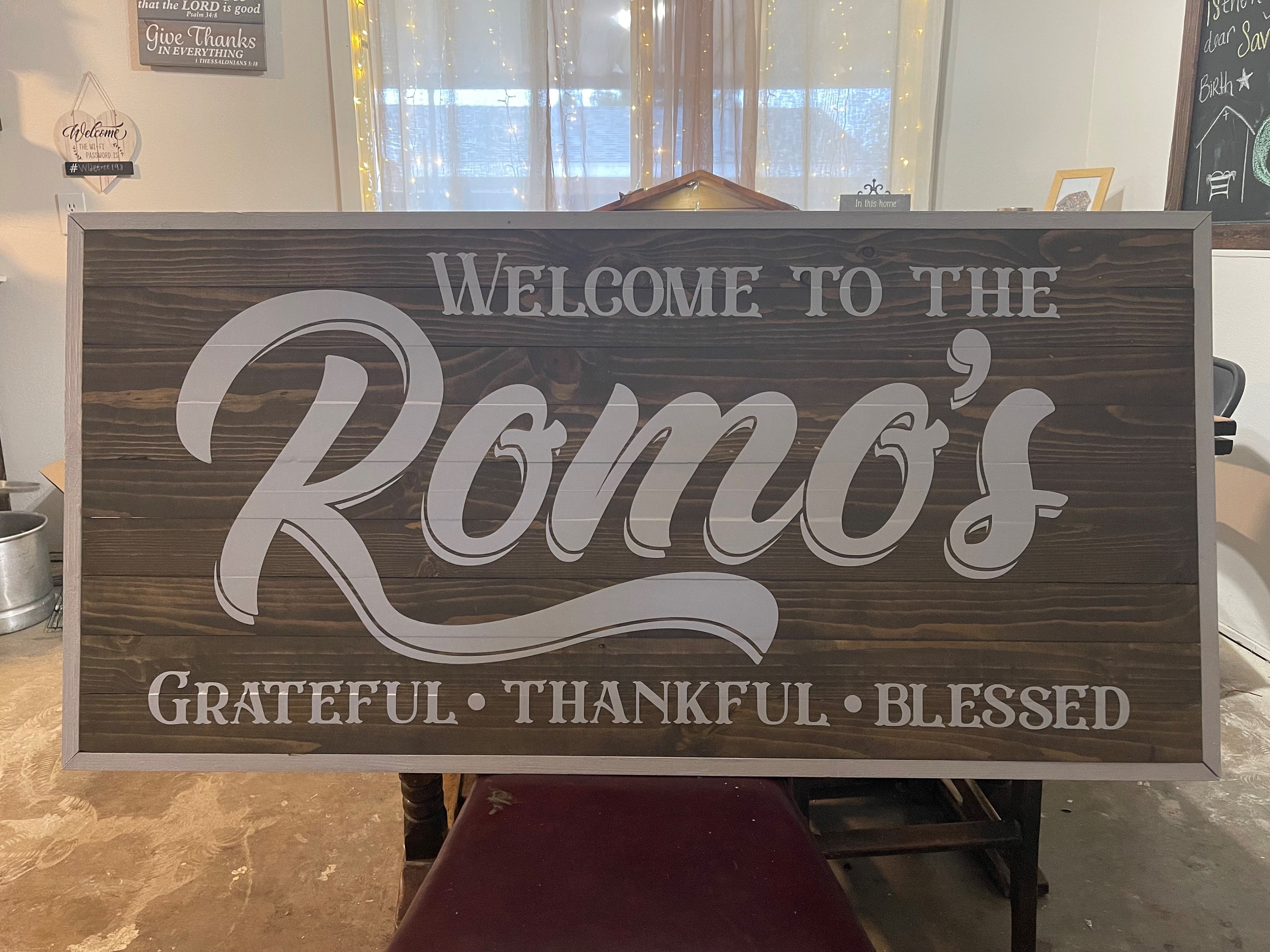 Custom Rustic Wood Signs - Etsy