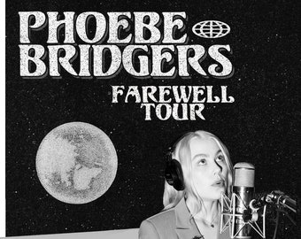 Old Vintage Phoebe Bridgers Farewell Tour Poster, Phoebe Bridgers 2018 Tour Poster, Phoebe ...