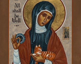 Julian of Norwich, Icon Print - Etsy