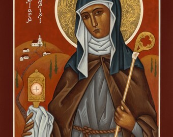 Saint Francis of Assisi, Icon Print - Etsy