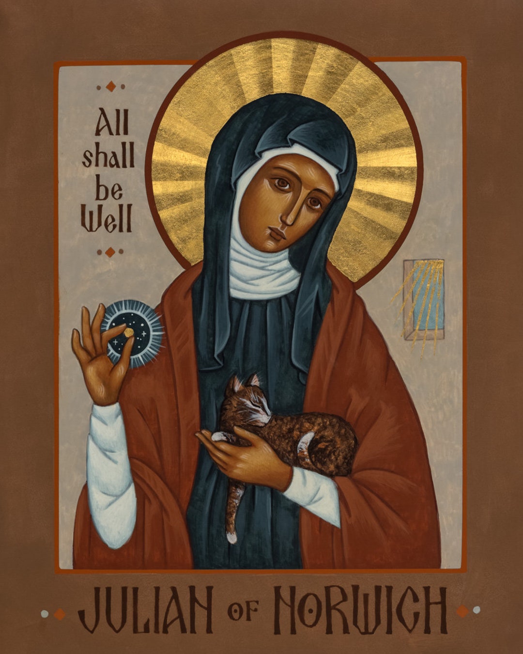 Julian of Norwich Icon Print - Etsy