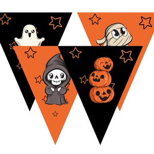 Halloween Decoration | Printable Bunting - Etsy