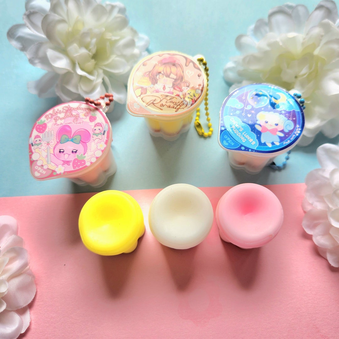 Pudding Charms (chiwi & Kiwi Bundle) - Includes a Squishy Inside ...
