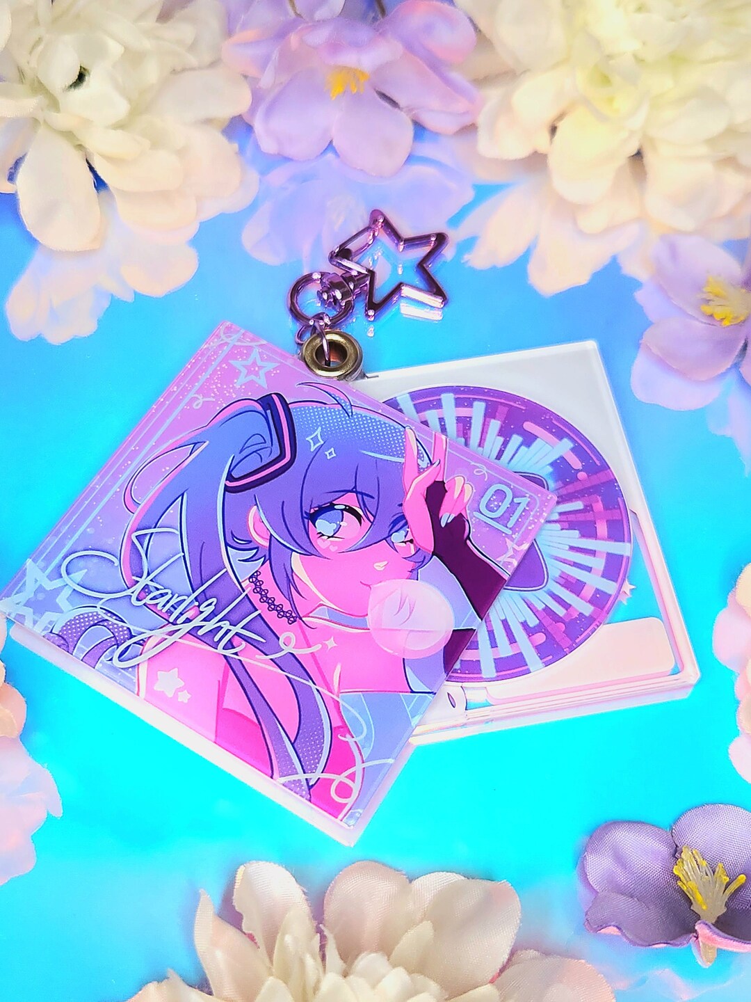 Hatsune Miku - CD Charm Starlight / Keychain / Accessory - Etsy
