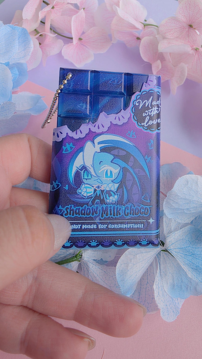 Shadow Milk Cookie Run 3D Chocolate Charms PREORDER / Keychain ...