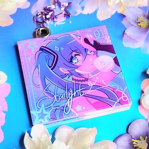 Hatsune Miku - CD Charm Starlight / Keychain / Accessory - Etsy