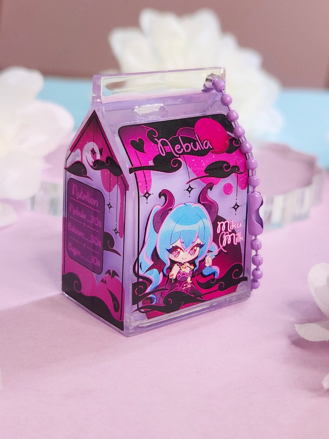 Hatsune Miku 3D Liquid Milk Charm Nebula Devil Miku - Etsy Australia