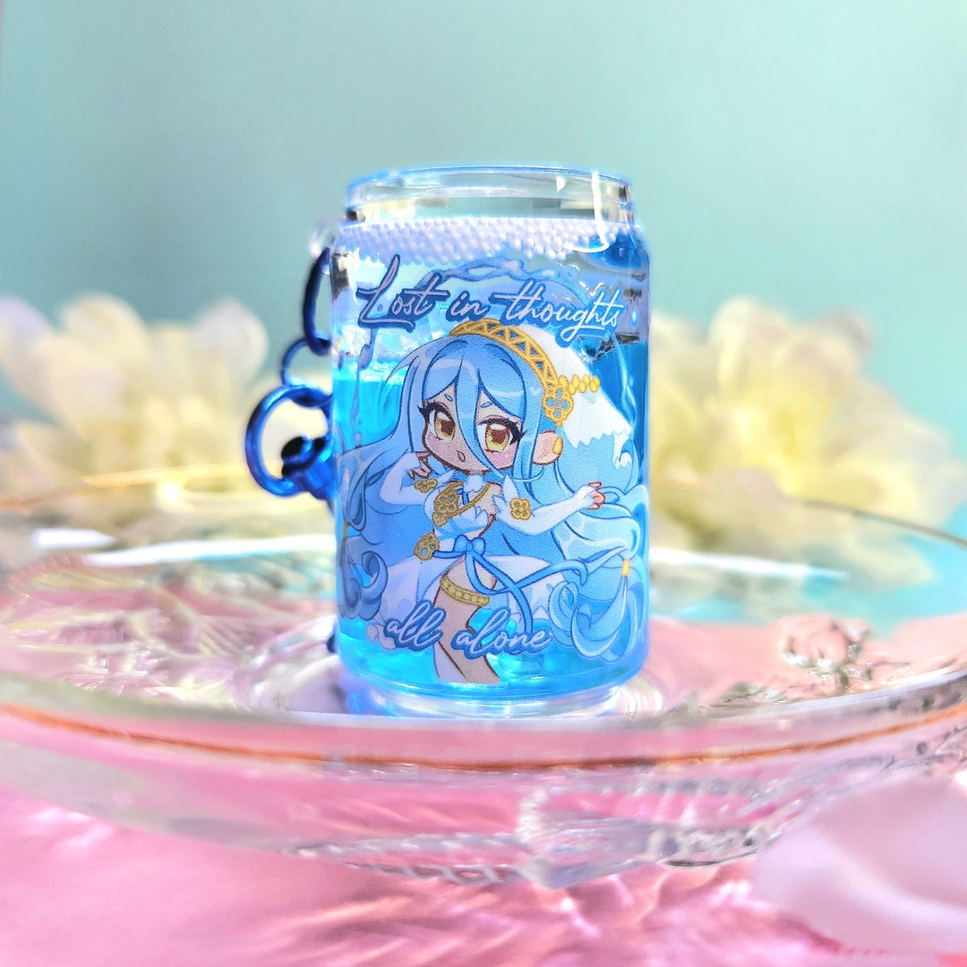 Azura - Fire Emblem Fates - 3D Liquid Soda Can Charm / Sea Foam ...