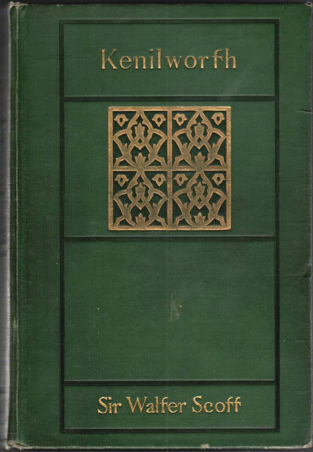Kenilworth • Sir Walter Scott • 1897 Rand Mcnally Hardcover • Antique ...