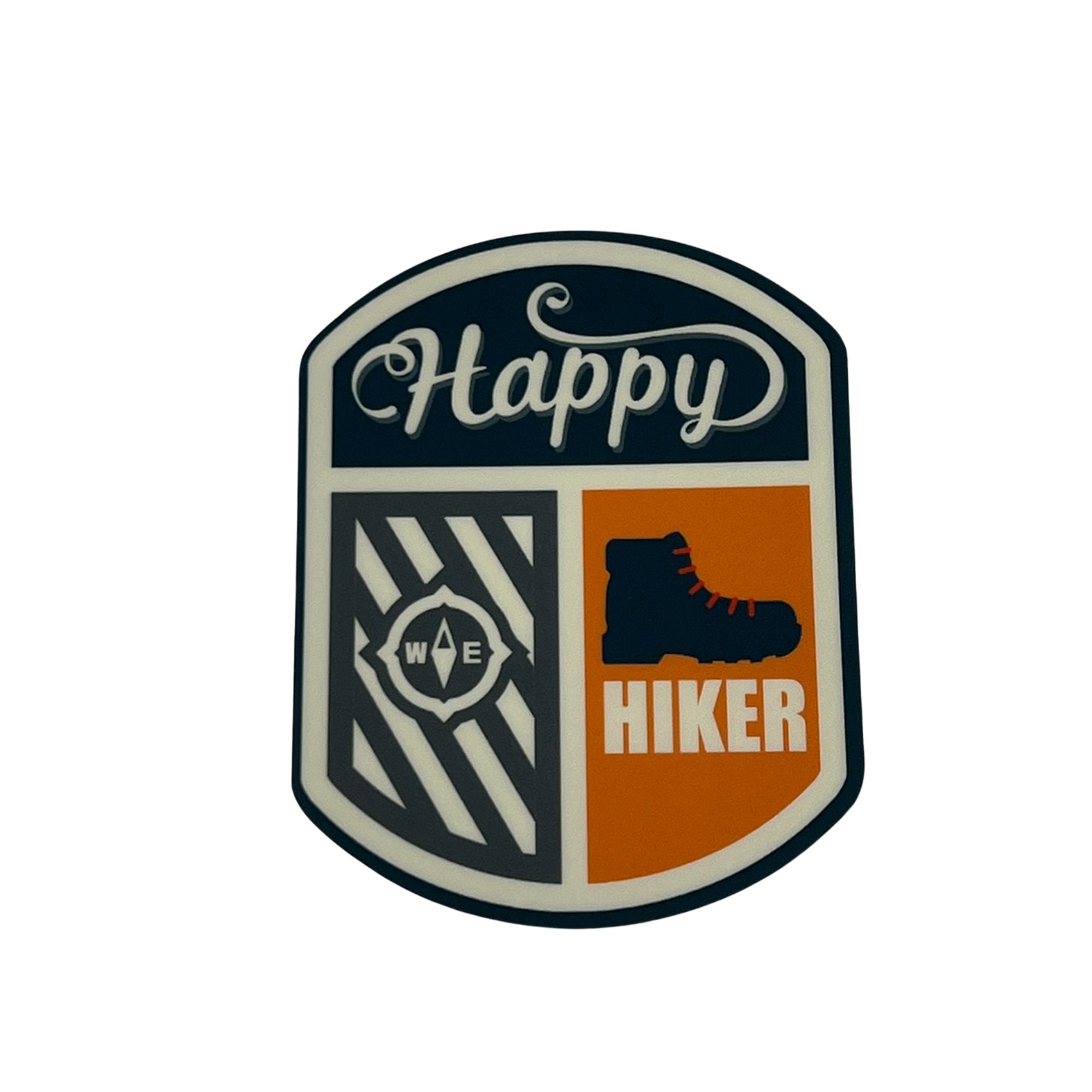Happy Hiker 3 X 2.25 Sticker Decal - Etsy