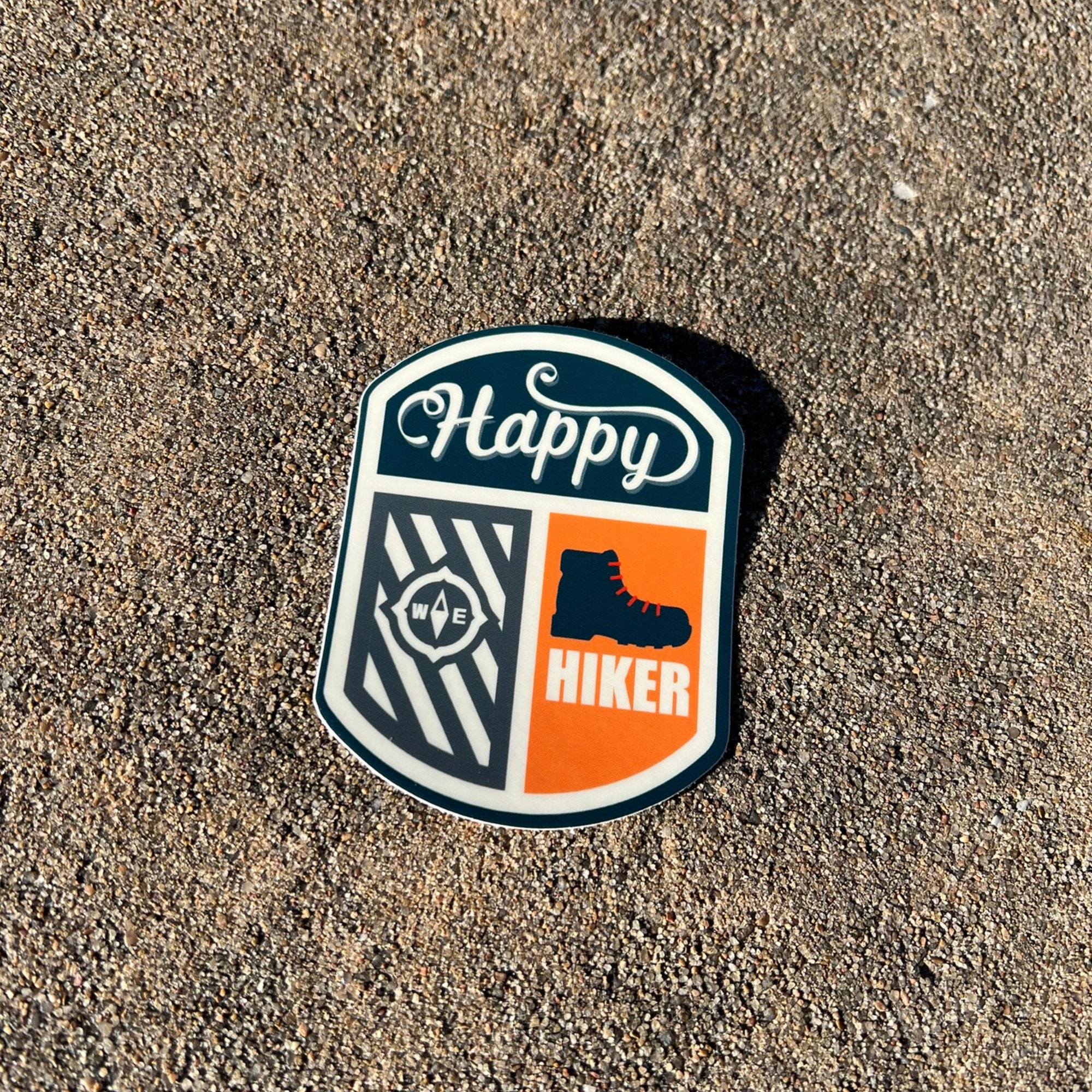 Happy Hiker 3 X 2.25 Sticker Decal - Etsy