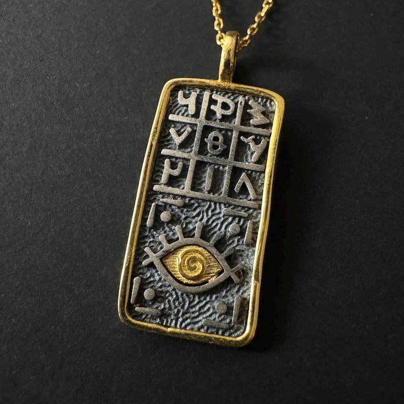 Sterling Magical Amulet - Etsy