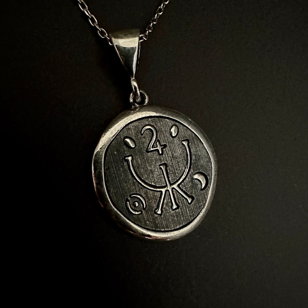 Jupiter Sign Necklace, Sagittarius Charm, Astrological Jupiter Symbol ...