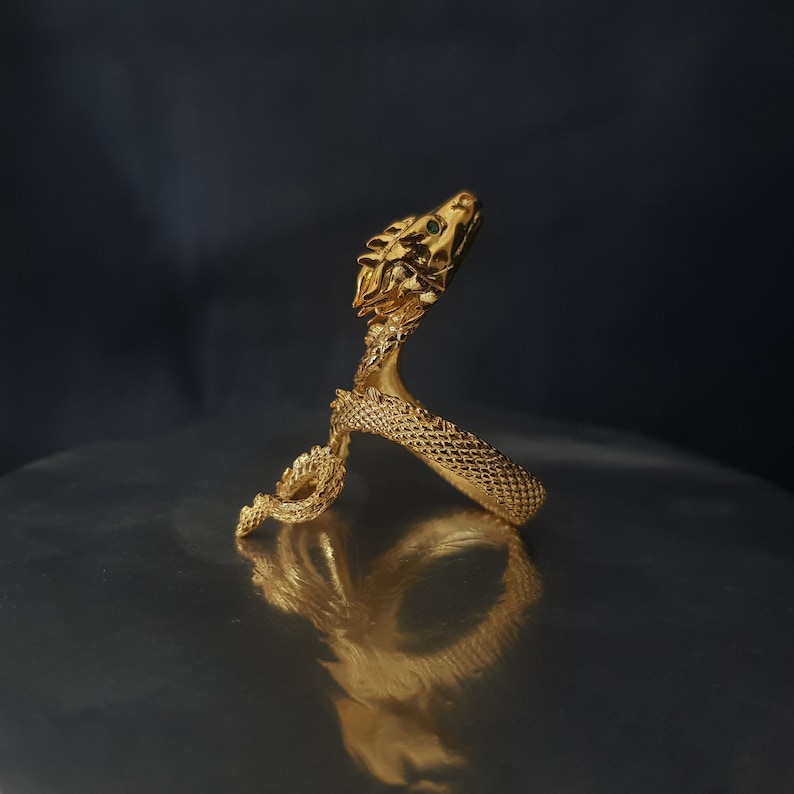 DRAGON Ring, Solid 925 Sterling Silver Gothic Dragon Jewelry - Etsy UK