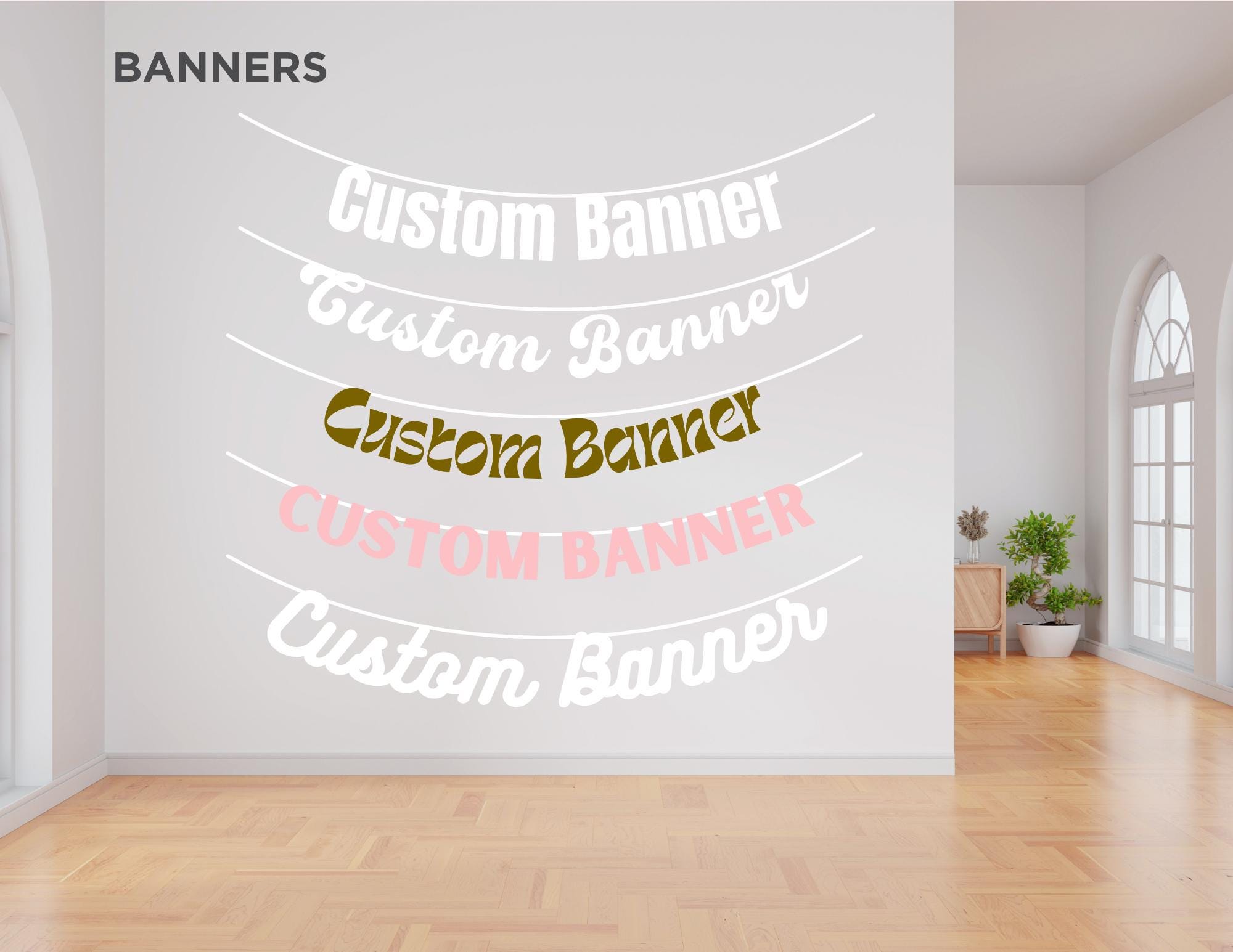 Custom Paper Party Banner: 5" Letters, Bachelorette, Birthday - Etsy