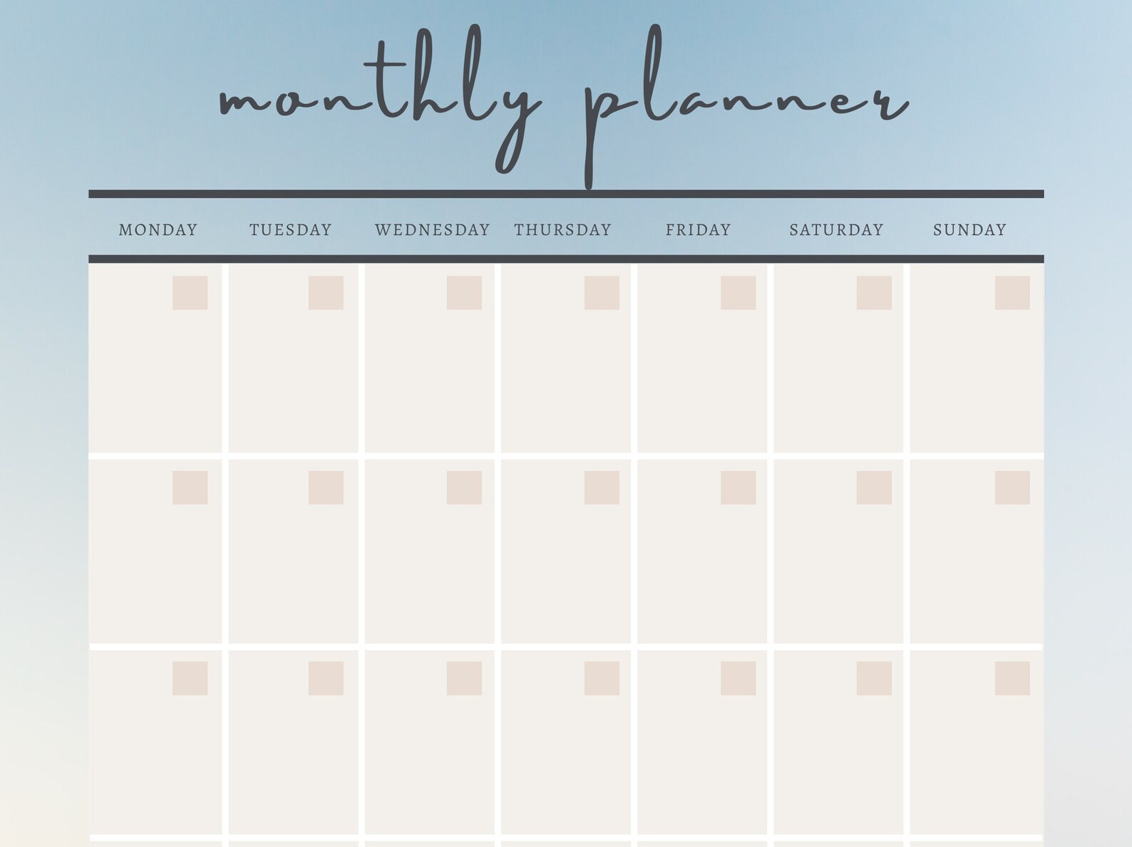 Floral-themed Yearly Calendar Digital Download - Etsy