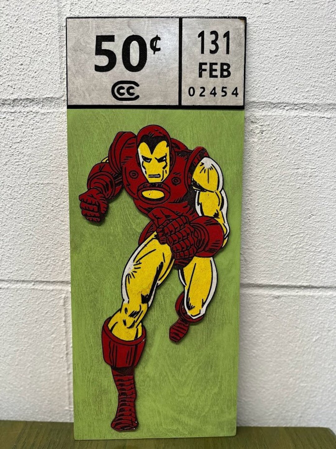 Iron Man Cornerbox Art Sign - Etsy