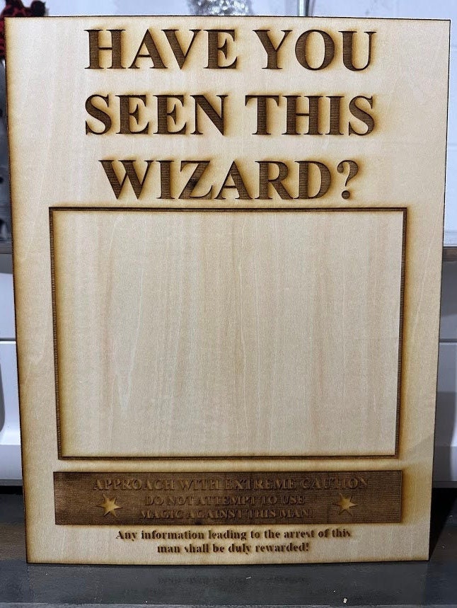 Wizard Wanted Poster SVG File - Etsy