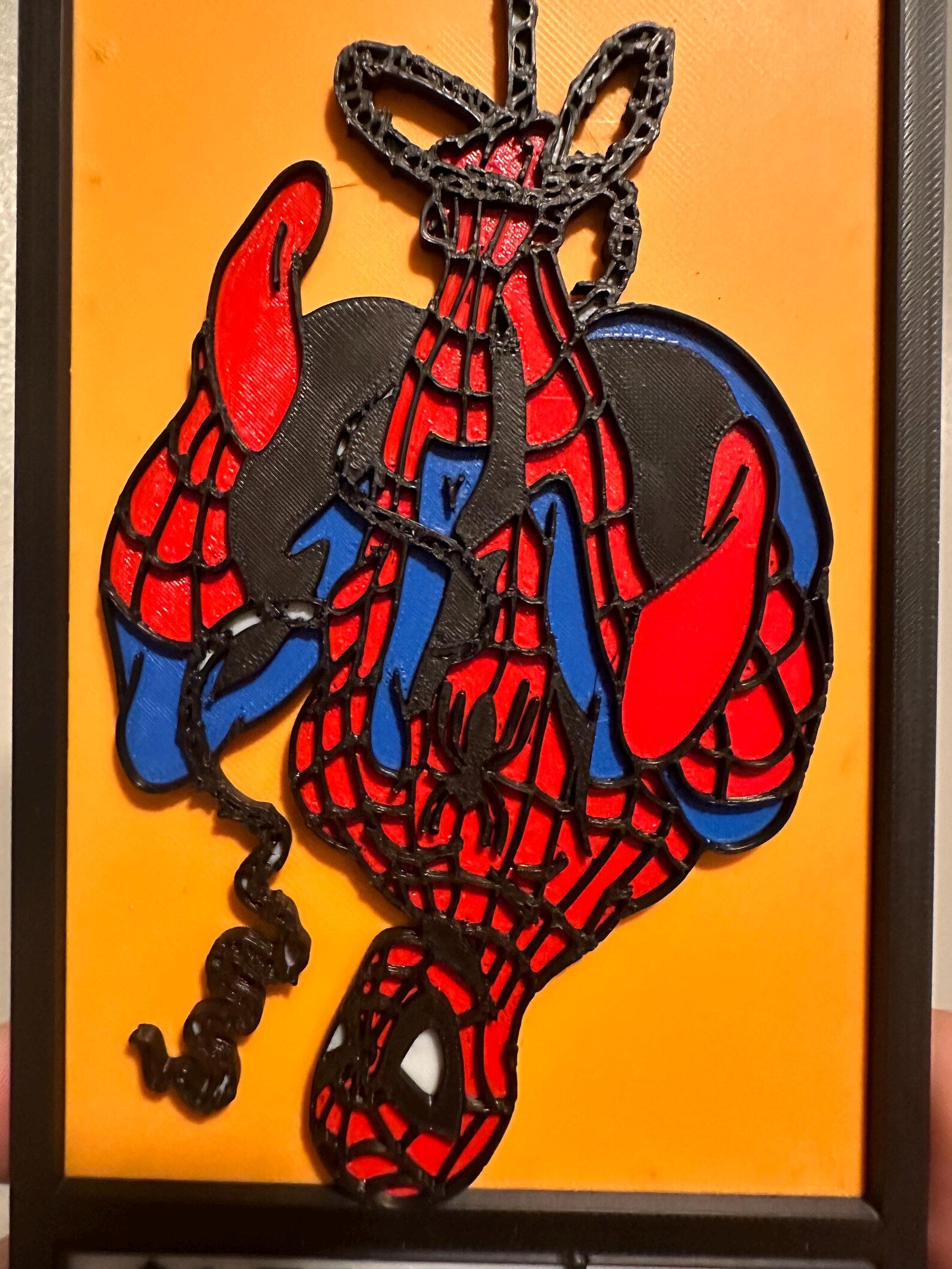 Spidey 3D Printed Cornerbox Art - Etsy