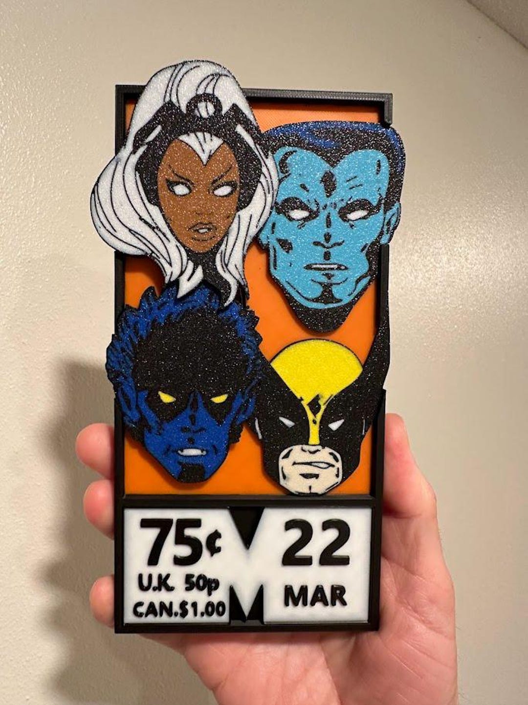 X-men 3D Printed Corner Box Art - Etsy