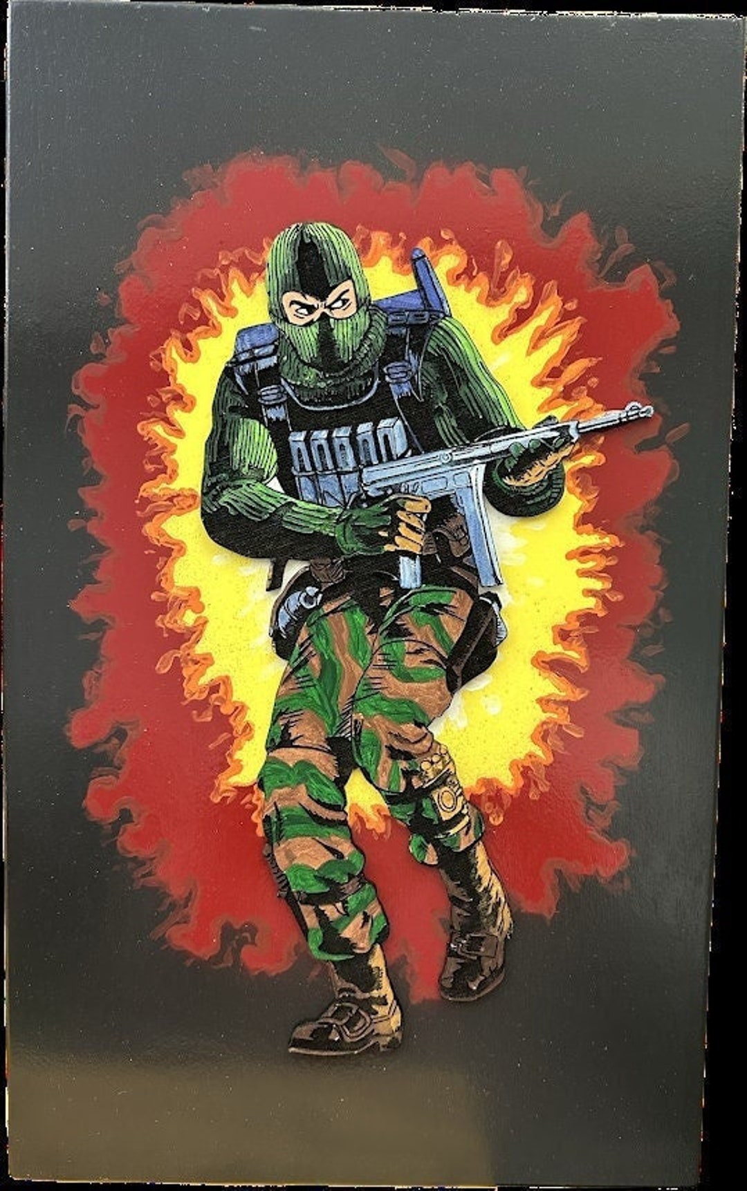 G.I. Joe Inspired Toy Card Backer Art - Etsy