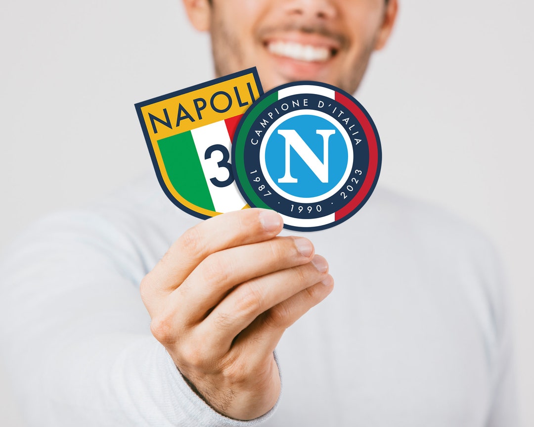 Napoli Campione Ditalia 2 Stickers Pack Laptop Decals Gift for Napoli ...