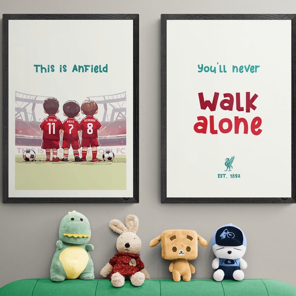 Liverpool Soccer Posters - Etsy