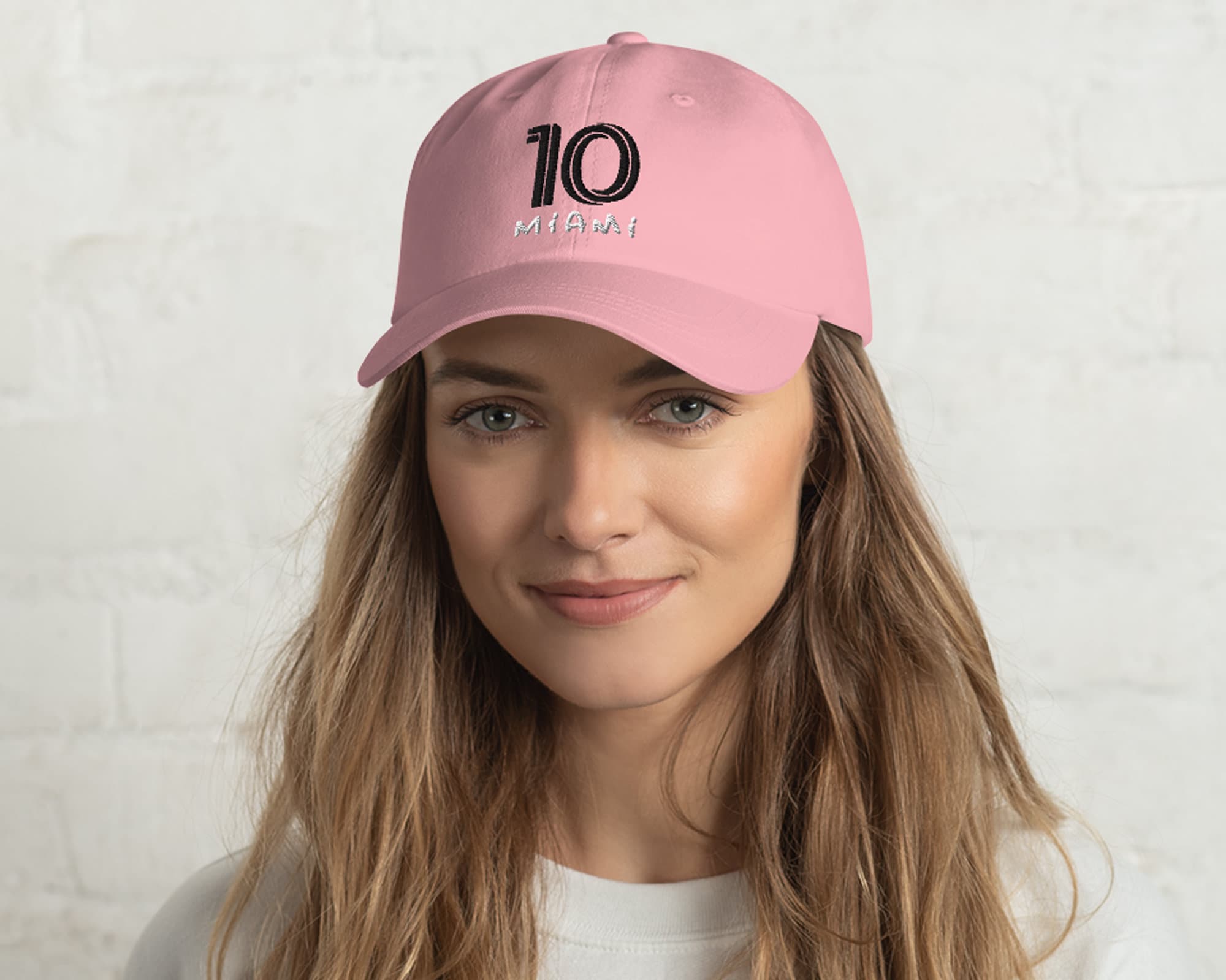 Miami CF Embroidered Soccer Cap Pink Soccer Hat Miami MLS Unisex ...