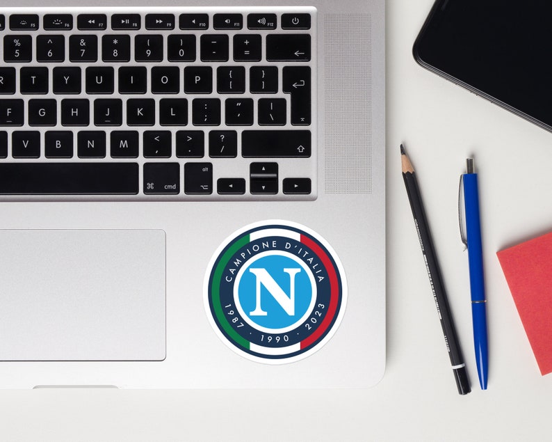 Napoli Campione Ditalia 2 Stickers Pack Laptop Decals Gift for Napoli ...
