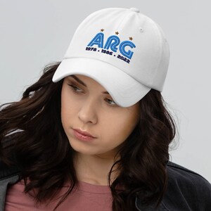Argentina World Cup Champion White Baseball Cap Argentina 78 Hat ...