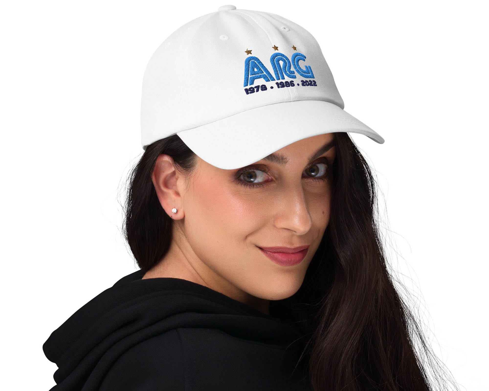 Argentina World Cup Champion White Baseball Cap Argentina 78 Hat ...