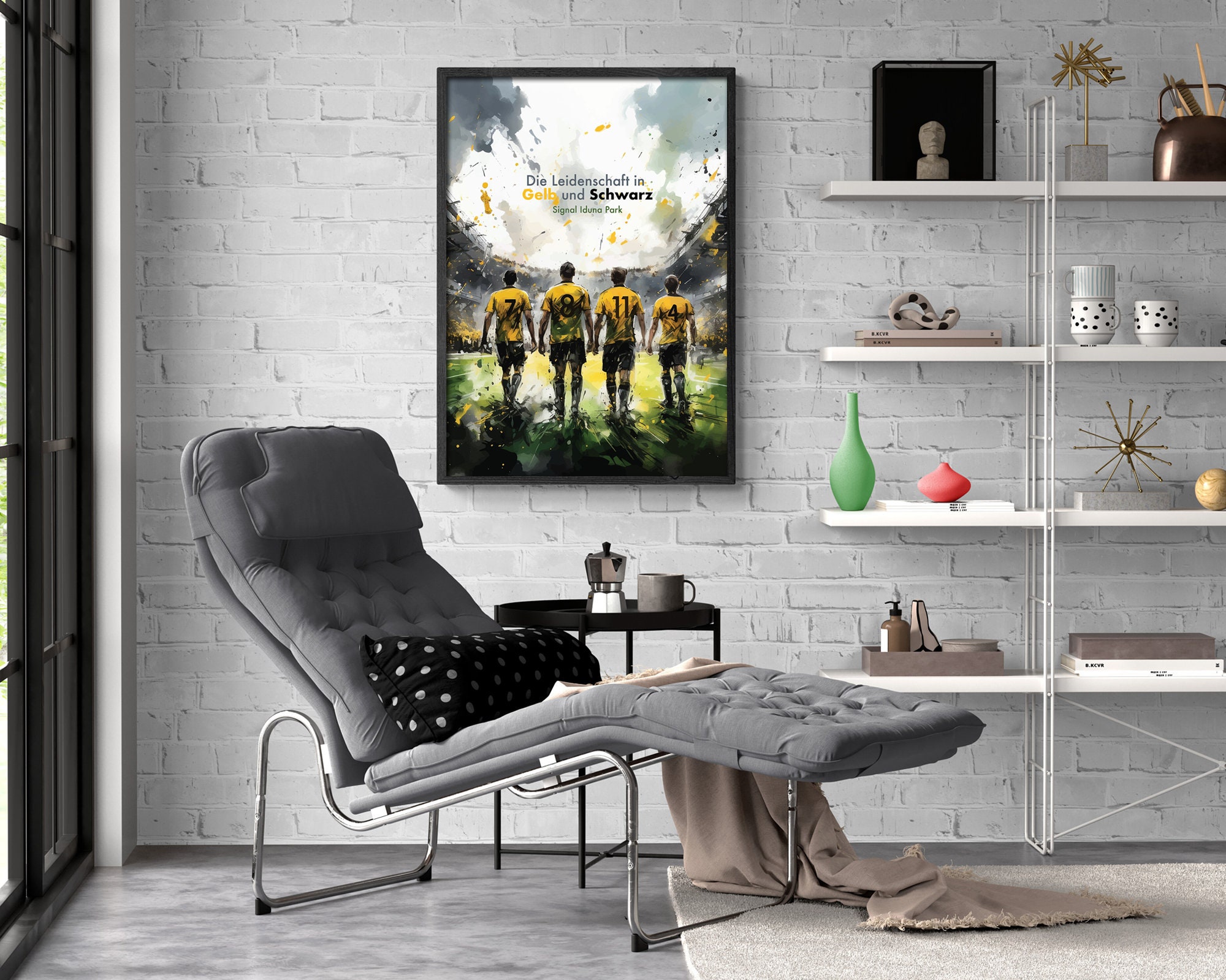 Dortmund Poster Signal Iduna Park Stadium Print Digital Download German ...