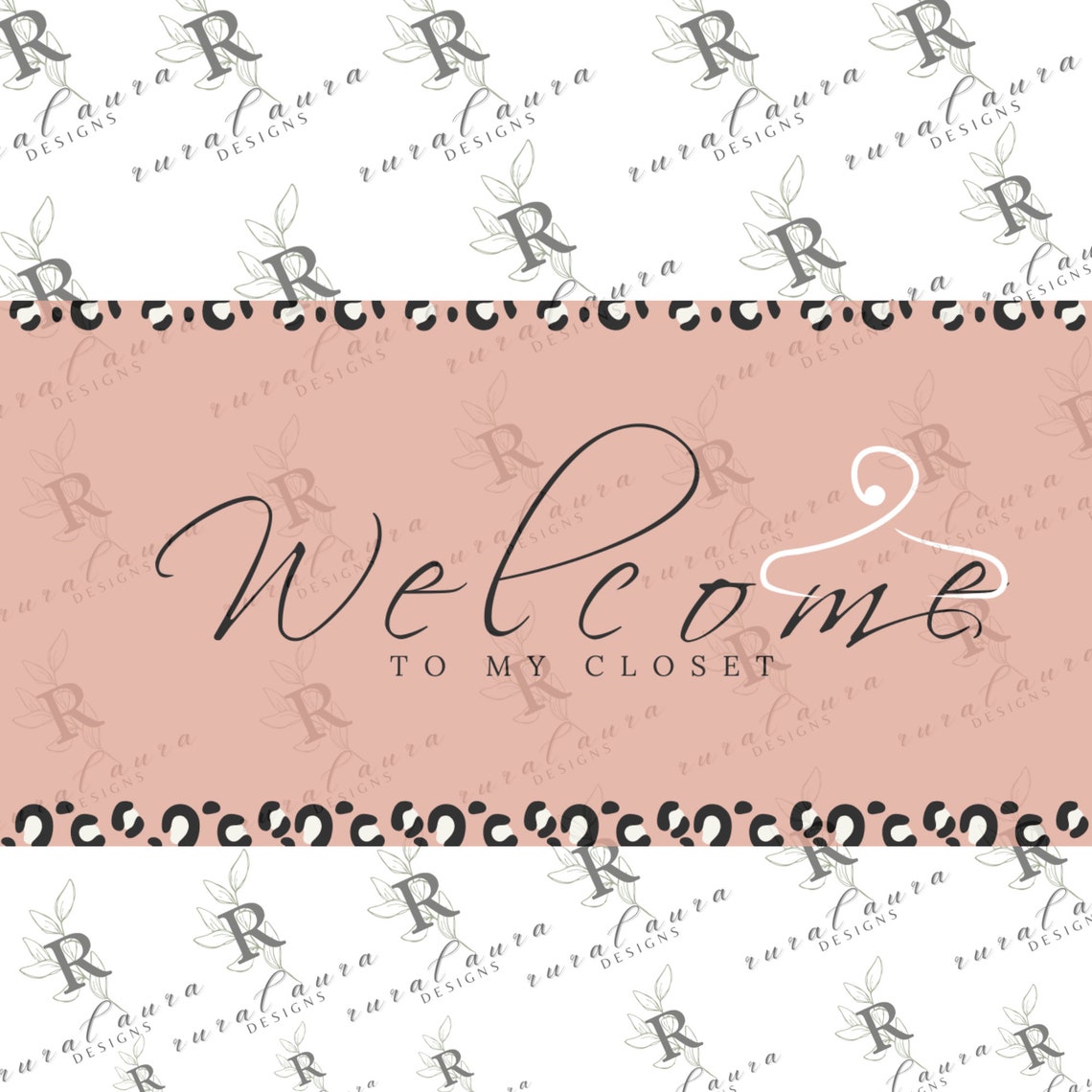 Poshmark Closet Banner Welcome to My Closet Poshmark Signs - Etsy
