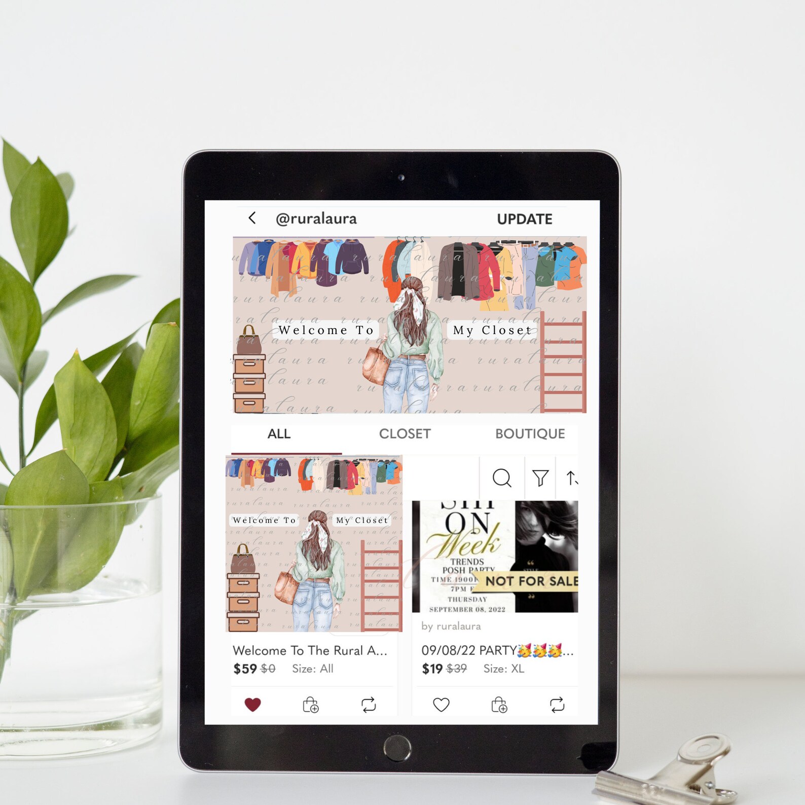 Poshmark Closet Banner Welcome to My Closet Poshmark Signs - Etsy