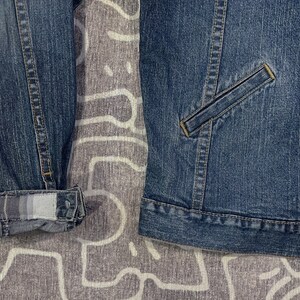 Mixed Plaid Flannel Patchwork Denim Jacket, Women's S - Etsy