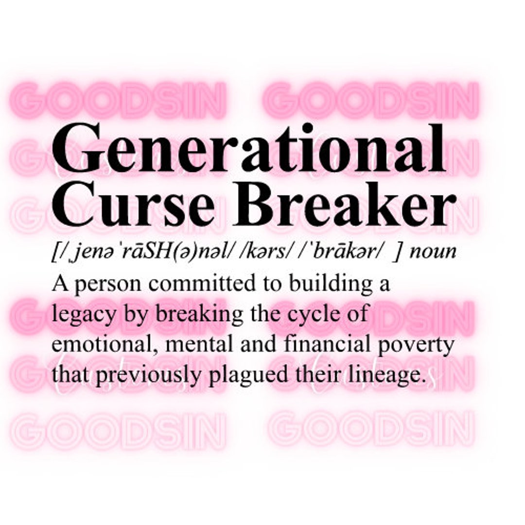 Generational Curse Breaker Png - Etsy